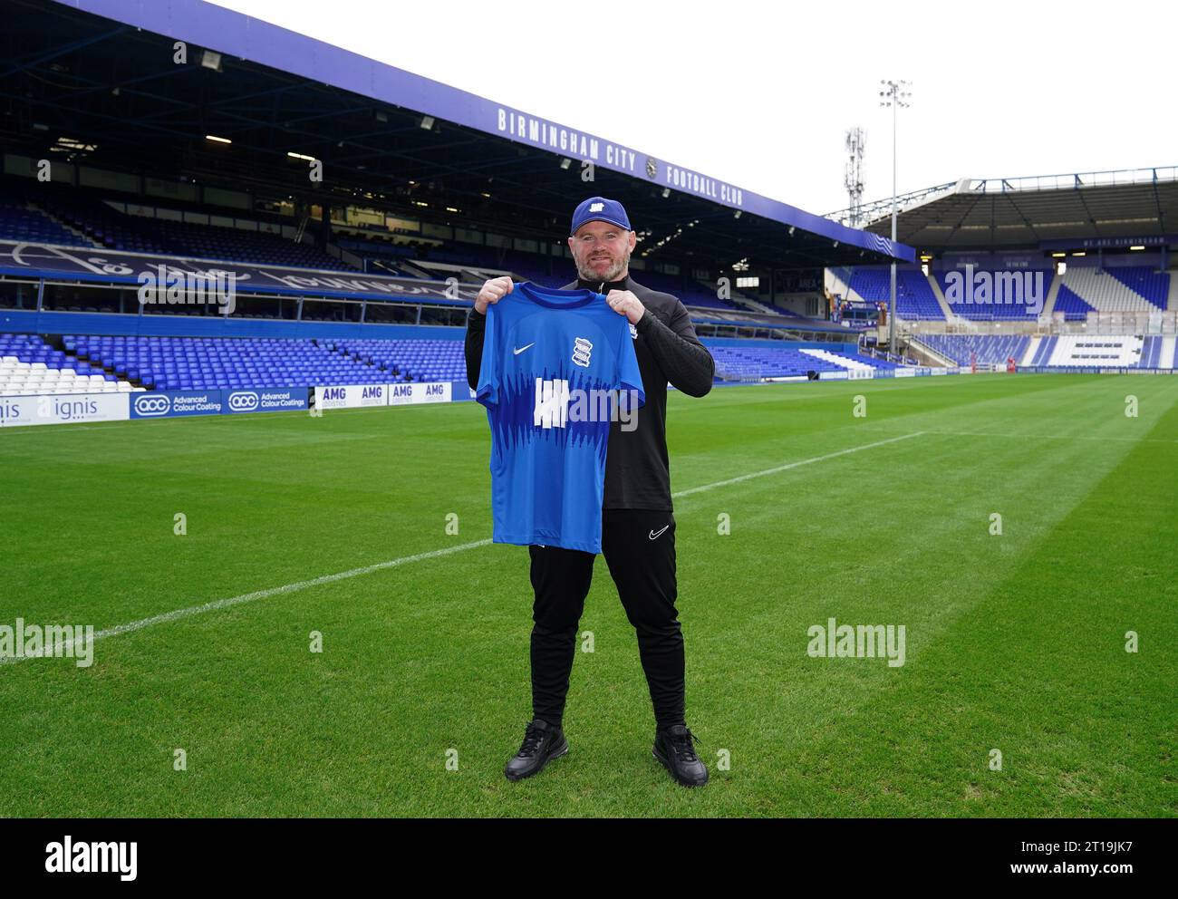 New Birmingham City manager Wayne Rooney during his unveiling at St ...