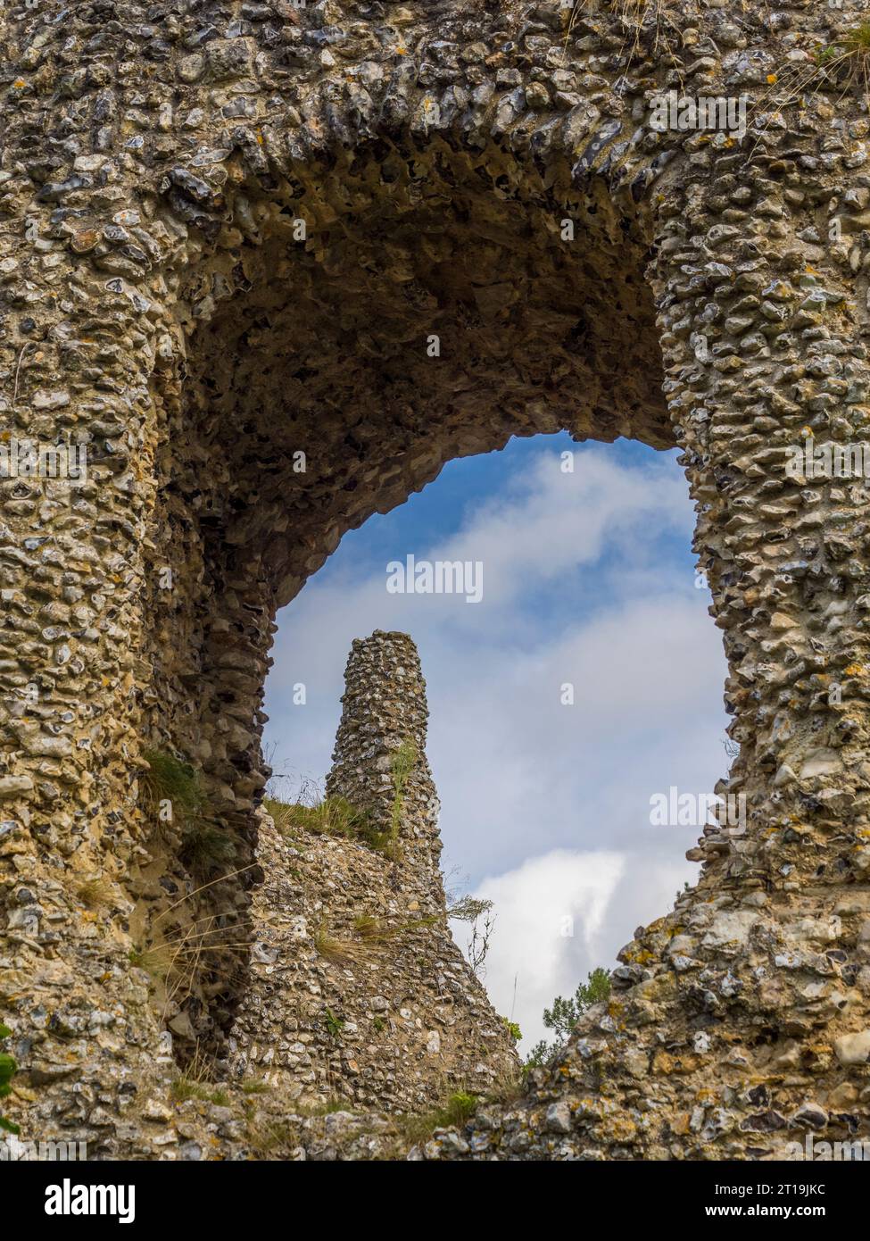 Ruins of St Johns Castle, Undergoing Renovation, Basingstoke Canal ...