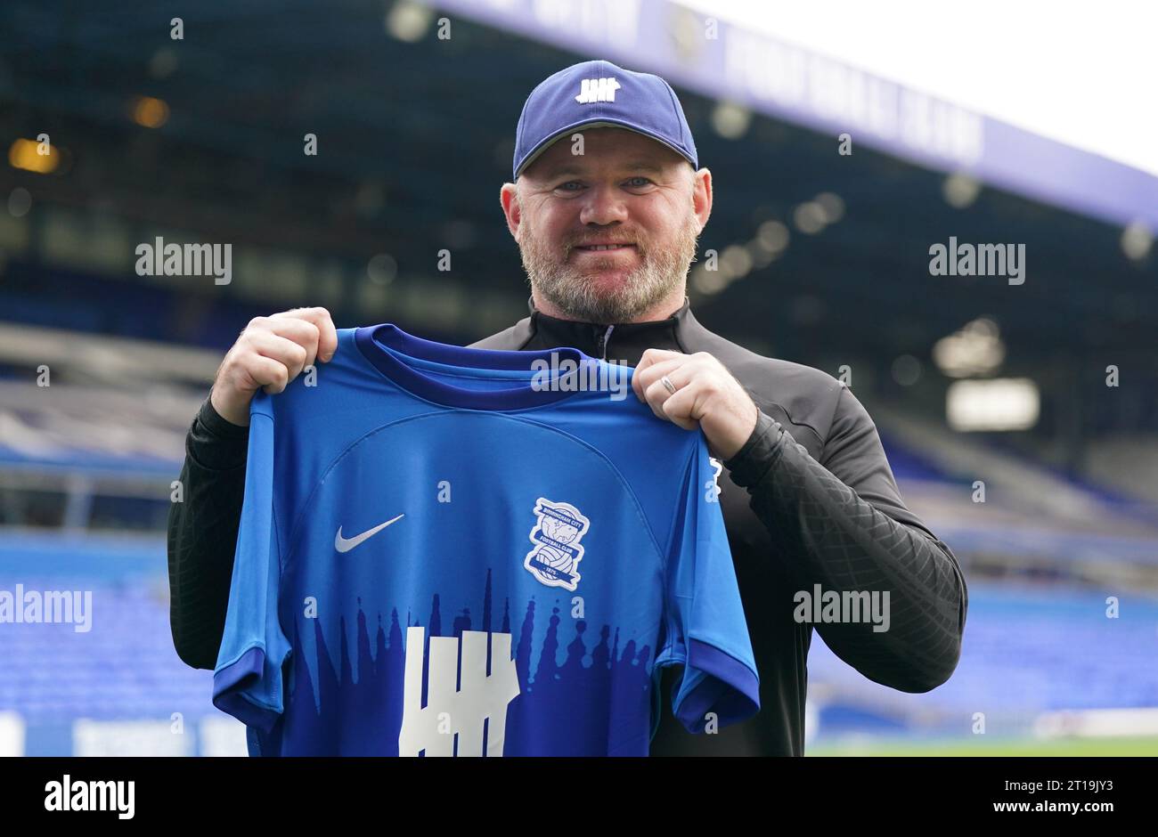 New Birmingham City manager Wayne Rooney during his unveiling at St ...