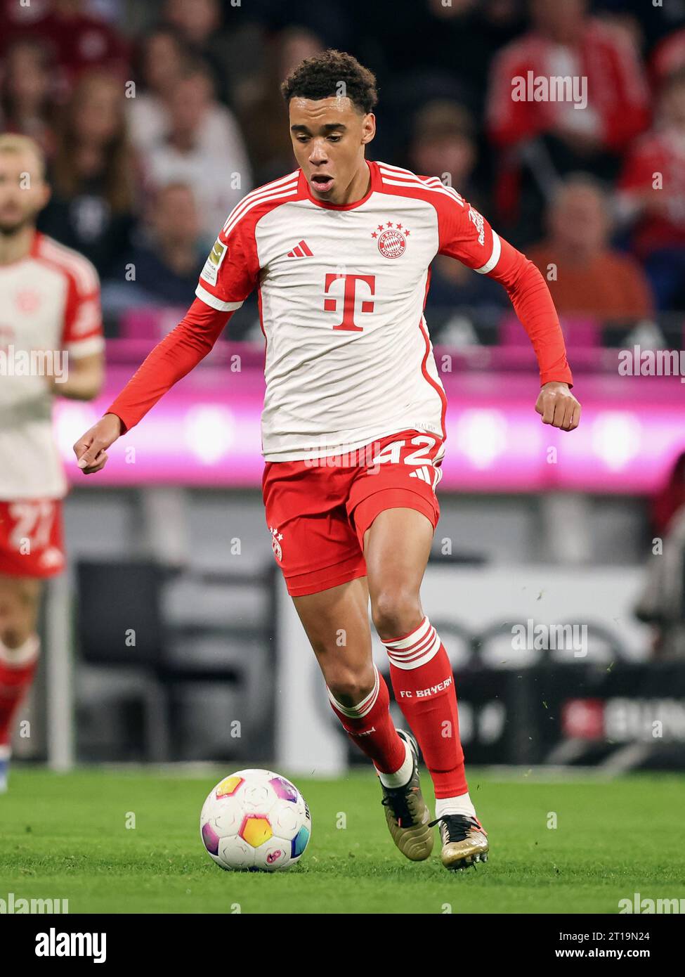Jamal Musiala of Bayern Muenchen FC Bayern München - SC Freiburg 3:0 ...