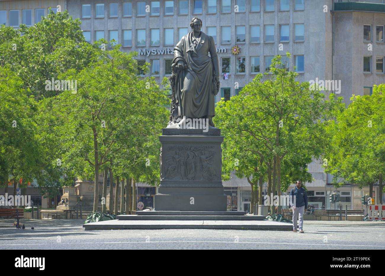 Goethe-Denkmal, Goetheplatz, Frankfurt am Main, Hessen, Deutschland ...