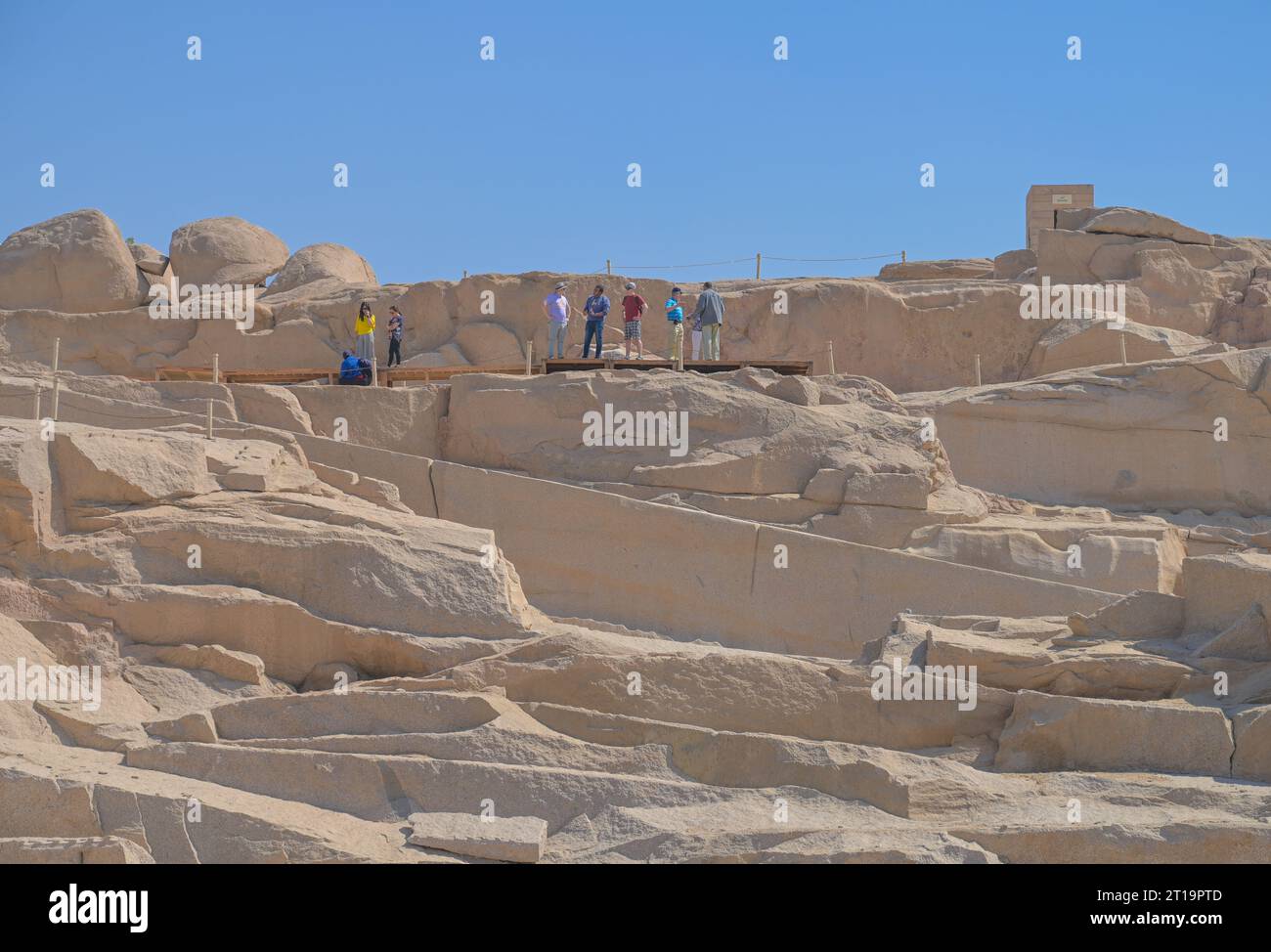 Steinbruch unvollendeter Obelisk, Assuan, Ägypten Stock Photo - Alamy