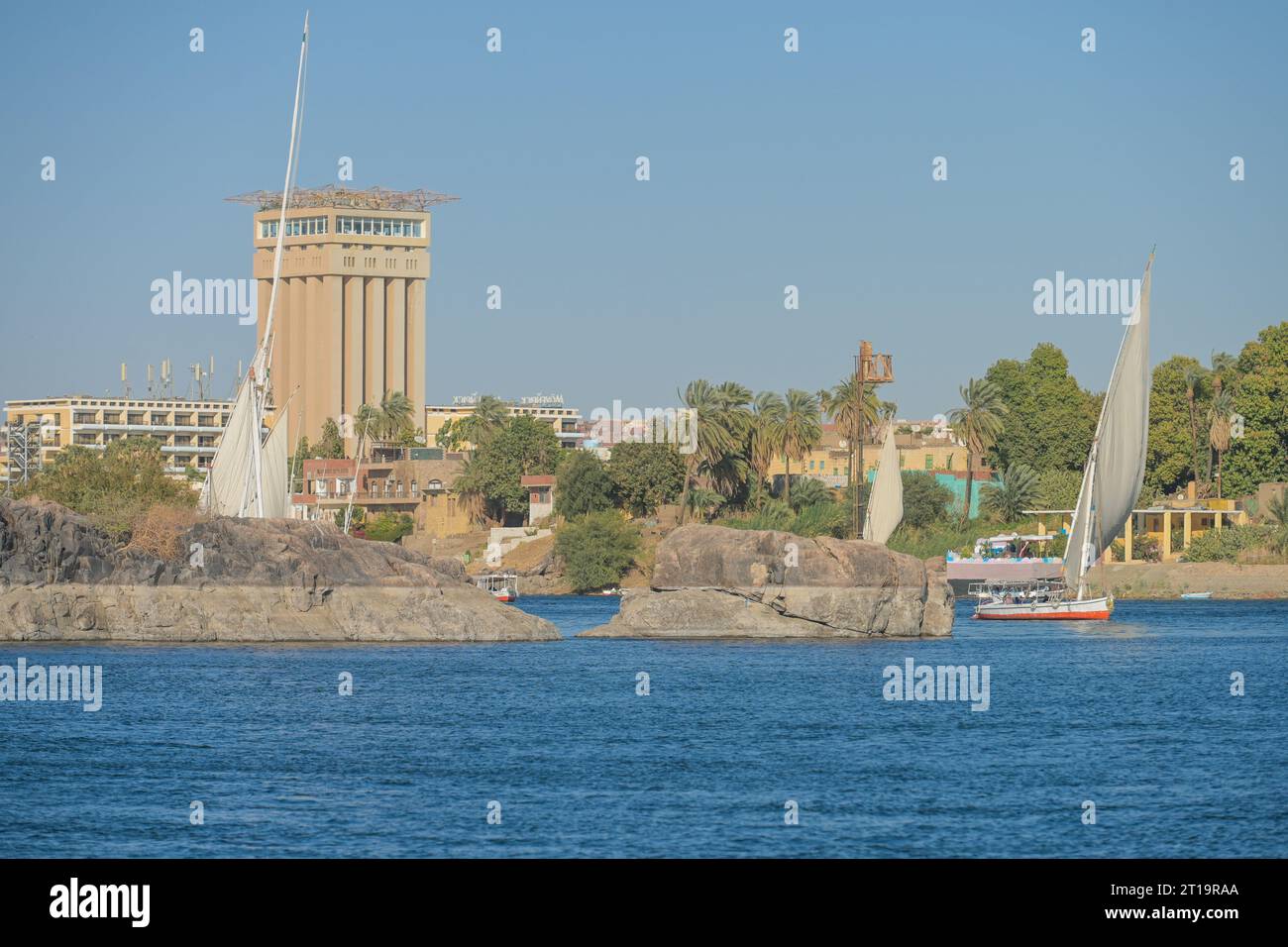 Hotel Mövenpick Resort Aswan, Nil, Insel Elephantine, Assuan, Ägypten ...