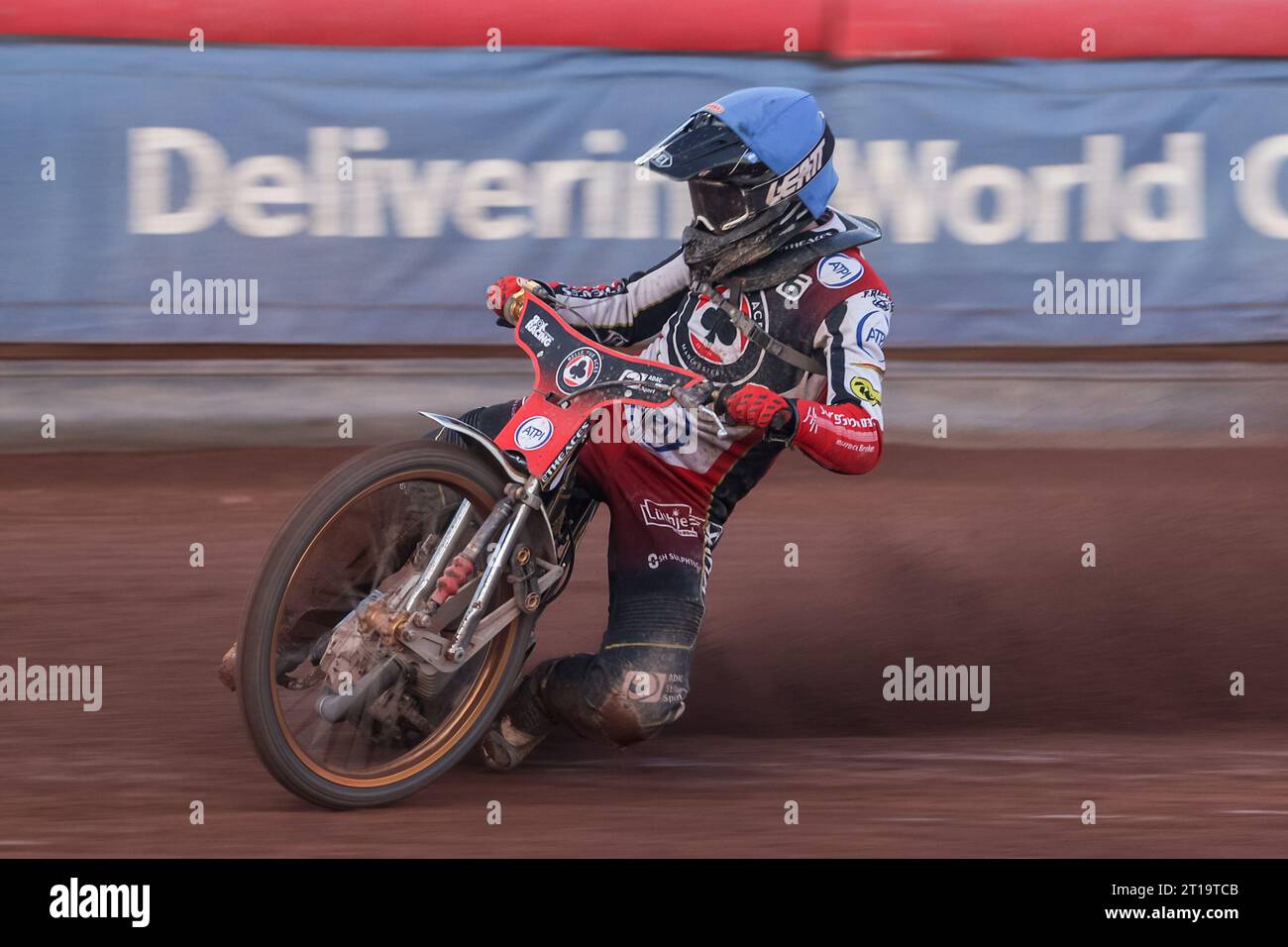 Norick Blödorn - Belle Vue Aces speedway rider. Action portrait Stock ...