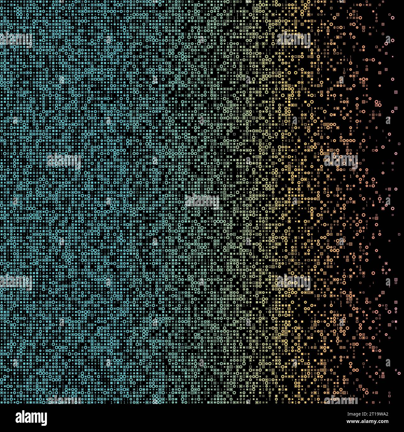 Appealing geometric matrix background in pastel colors. Superb square ...