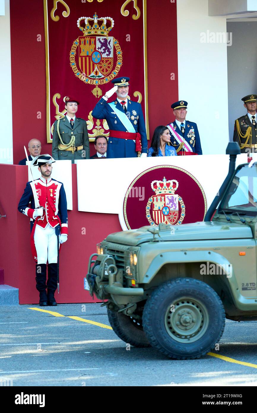 Madrid. Spain. 20231012, King Felipe VI of Spain, Queen Letizia of ...