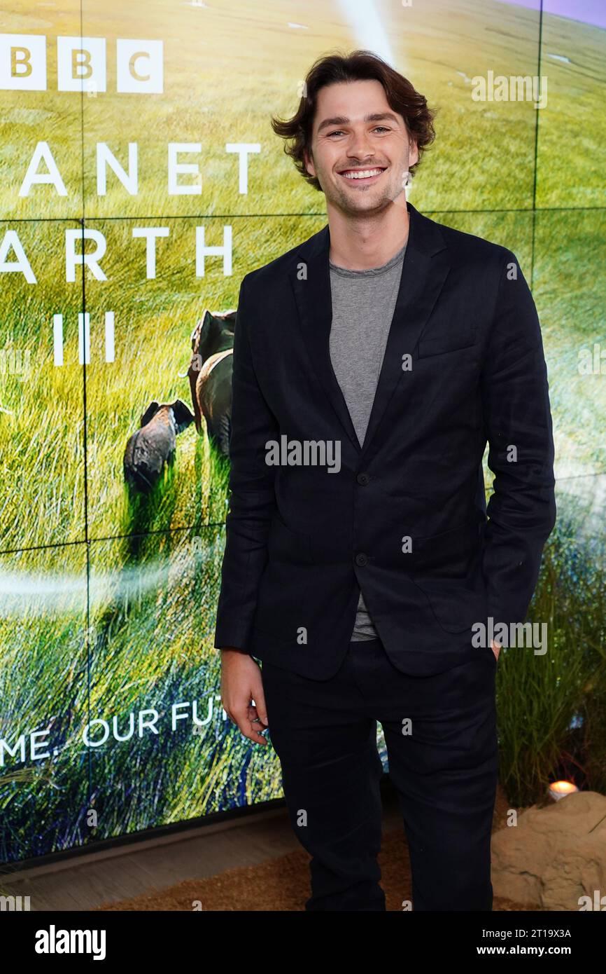 Jack Harries arrives for the global launch of BBC Studio's Planet Earth ...