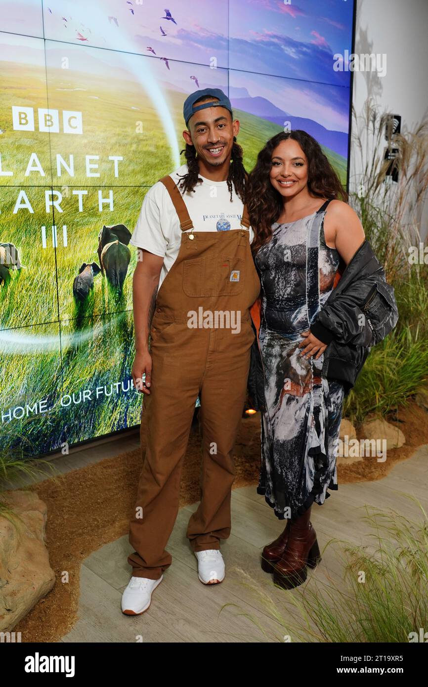 Jordan Stephens and Jade Thirlwall arrive for the global launch of BBC ...