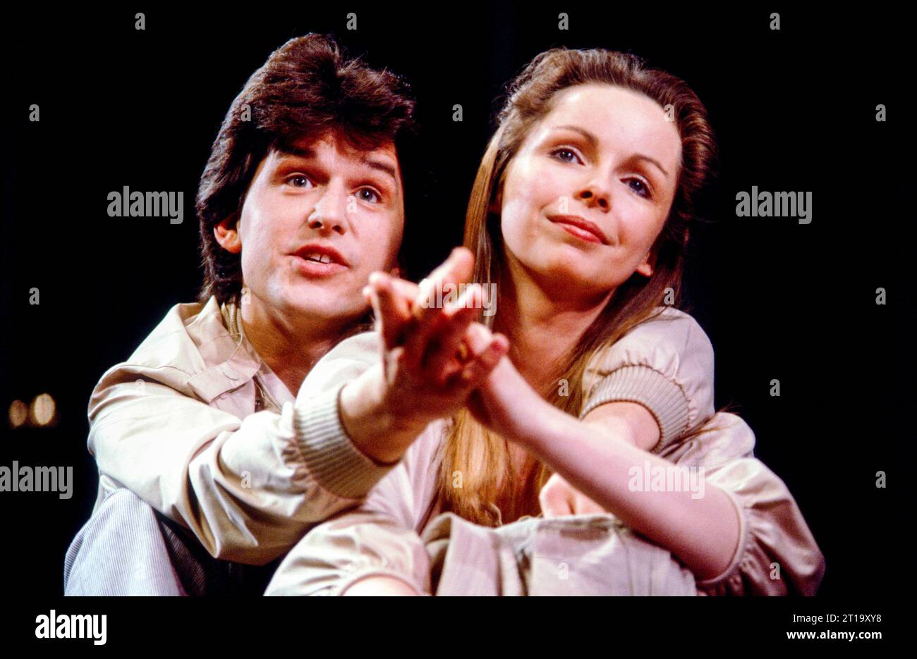 Dominic Guard (Christopher), Lalla Ward (Monica) in THE JEWELLER’S SHOP ...
