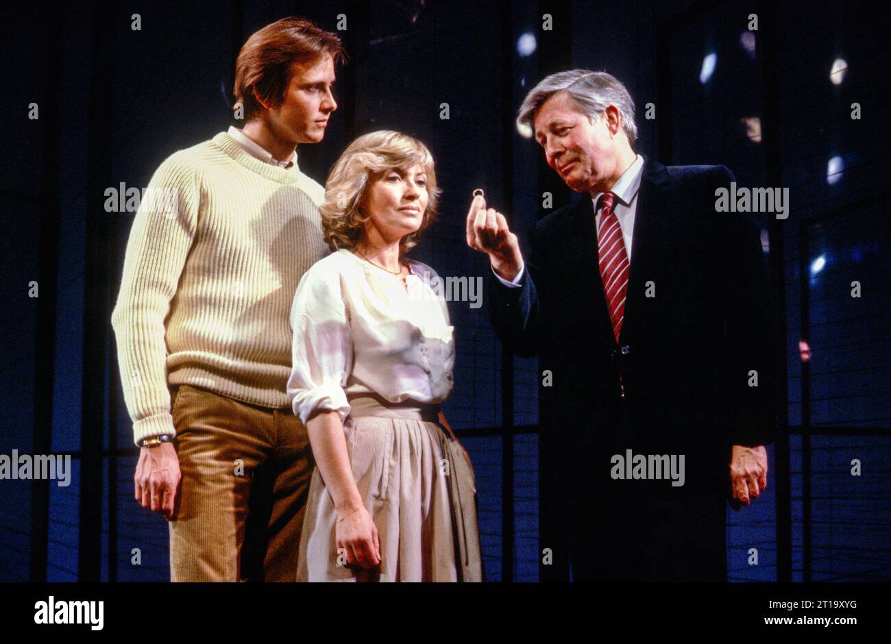 l-r: Christopher Blake (Andrew), Hannah Gordon (Teresa), Paul Daneman ...