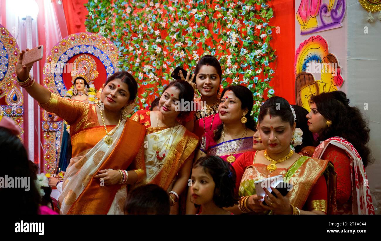 Rome,Torpignattara: celebration of the Indian holiday of Durga Puja in ...