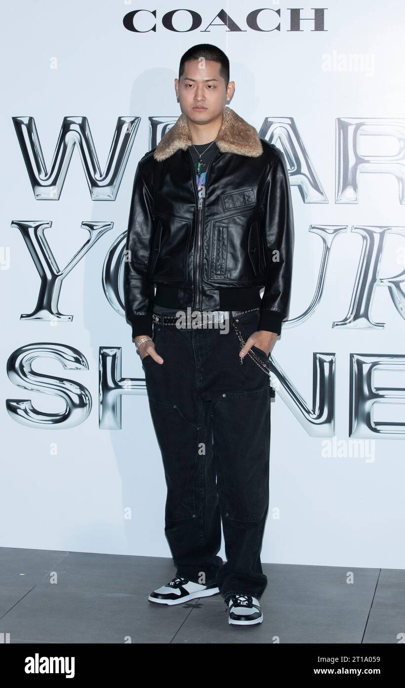 Seoul, South Korea. 12th Oct, 2023. South Korean rapper Blase, attends ...