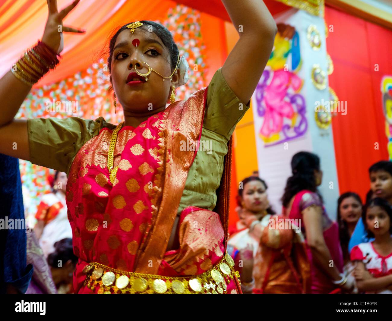 Rome,Torpignattara: celebration of the Indian holiday of Durga Puja in ...