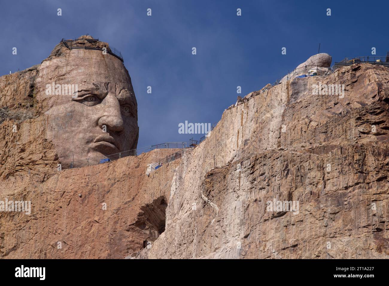 Crazy Horse Memorial is a mountain monument in the Black Hills, in ...