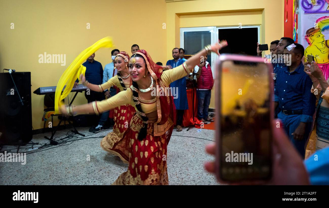 Rome,Torpignattara: celebration of the Indian holiday of Durga Puja in ...