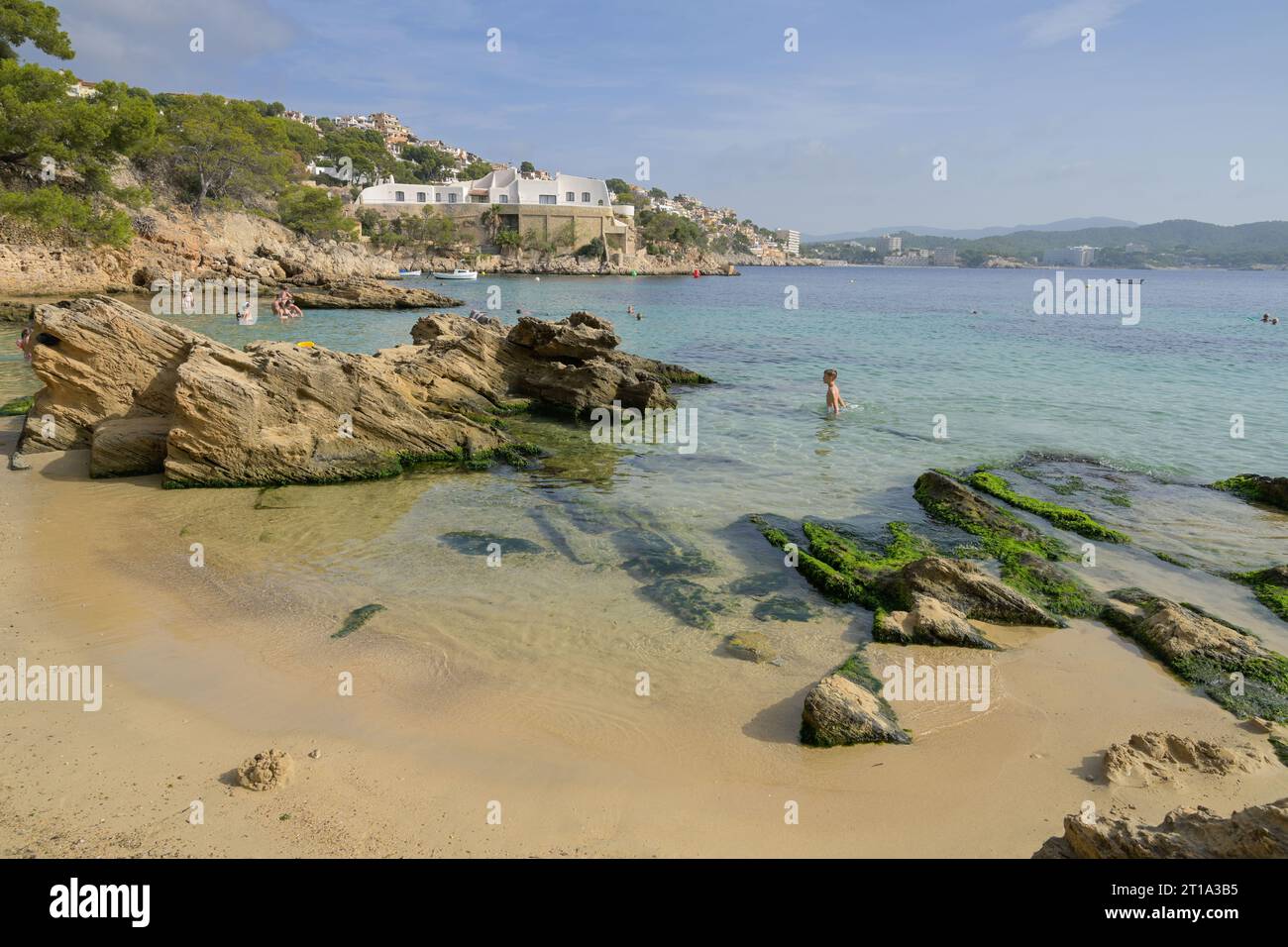 Playa de cala fornells hi-res stock photography and images - Alamy