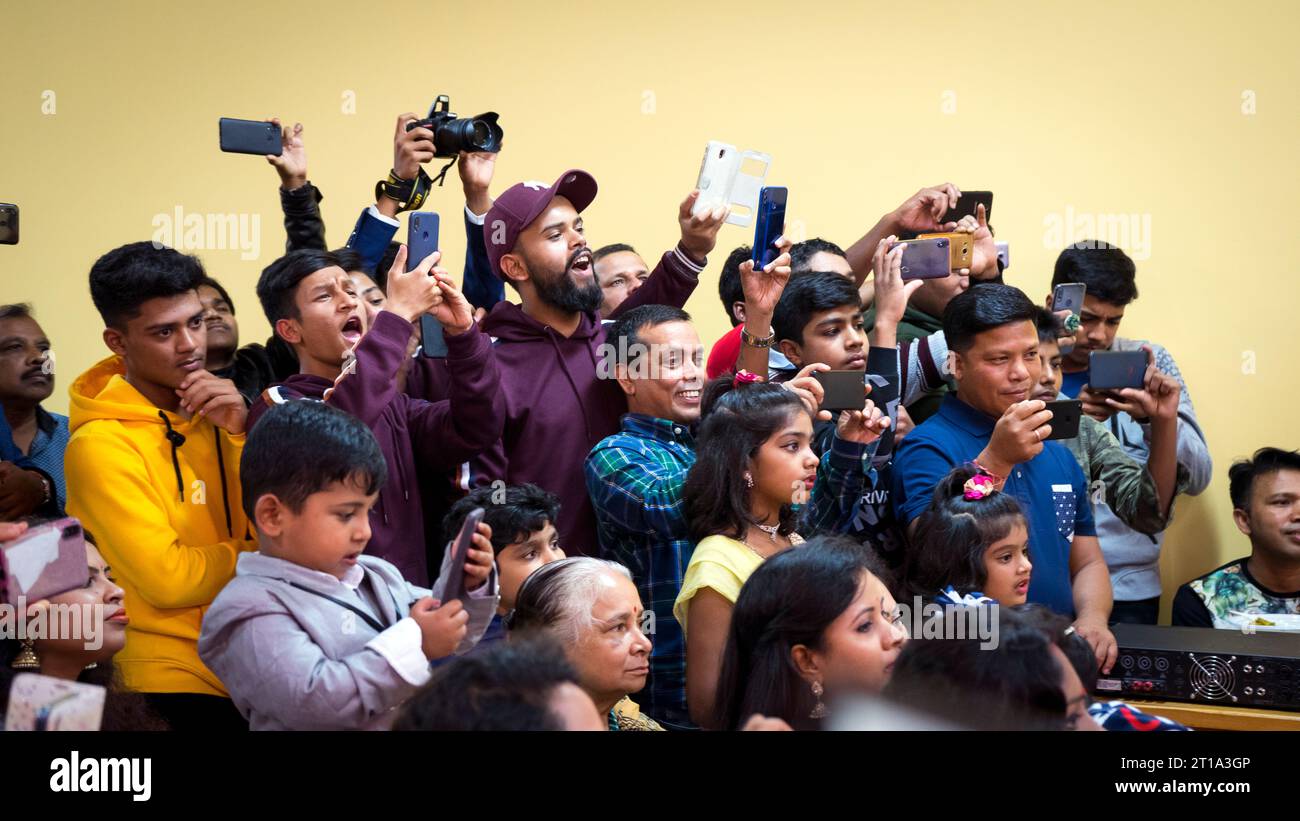 Rome,Torpignattara: celebration of the Indian holiday of Durga Puja in ...