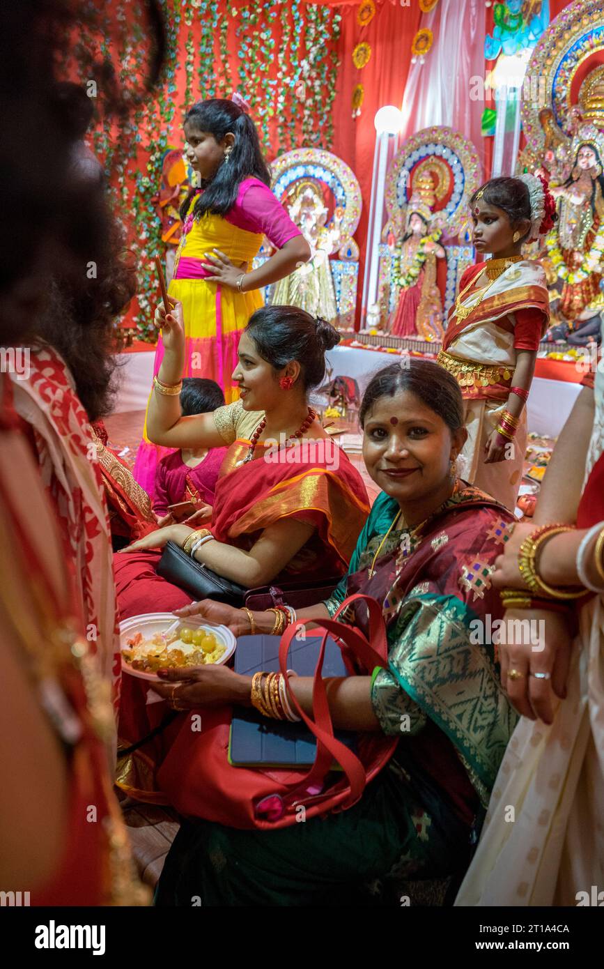 Rome,Torpignattara: celebration of the Indian holiday of Durga Puja in ...