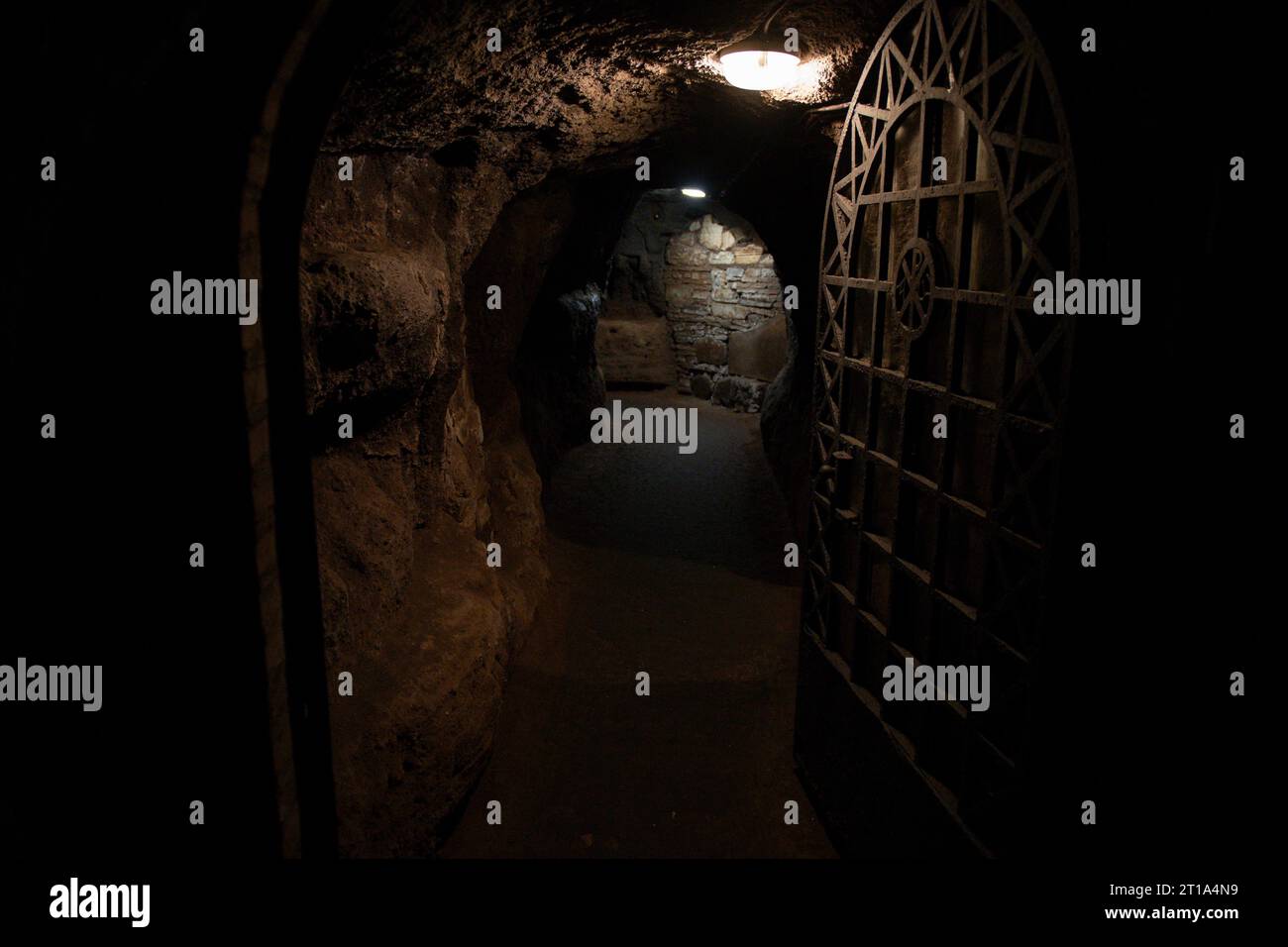 St domitilla catacombs hi-res stock photography and images - Alamy