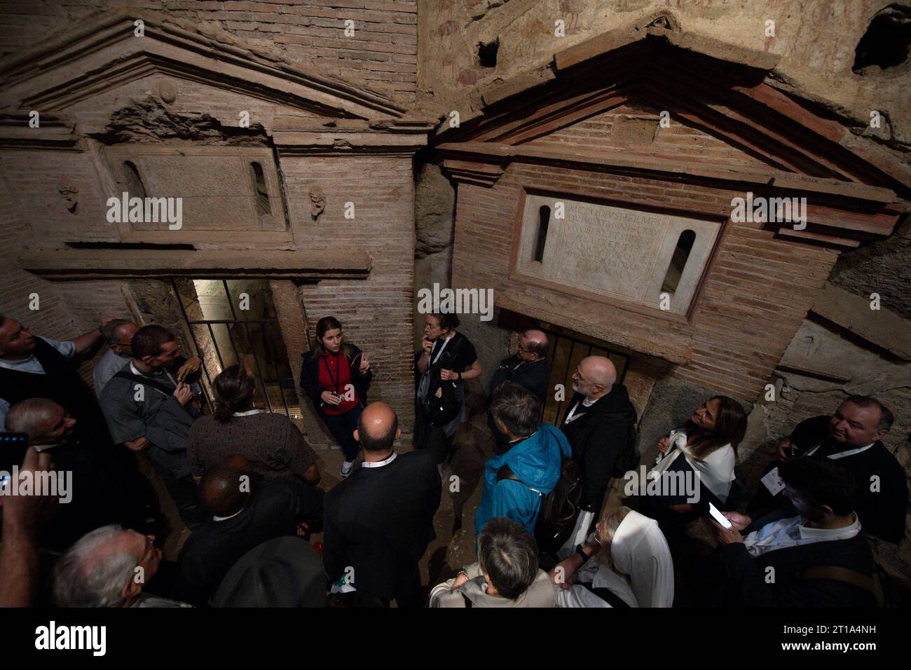 St domitilla catacombs hi-res stock photography and images - Alamy