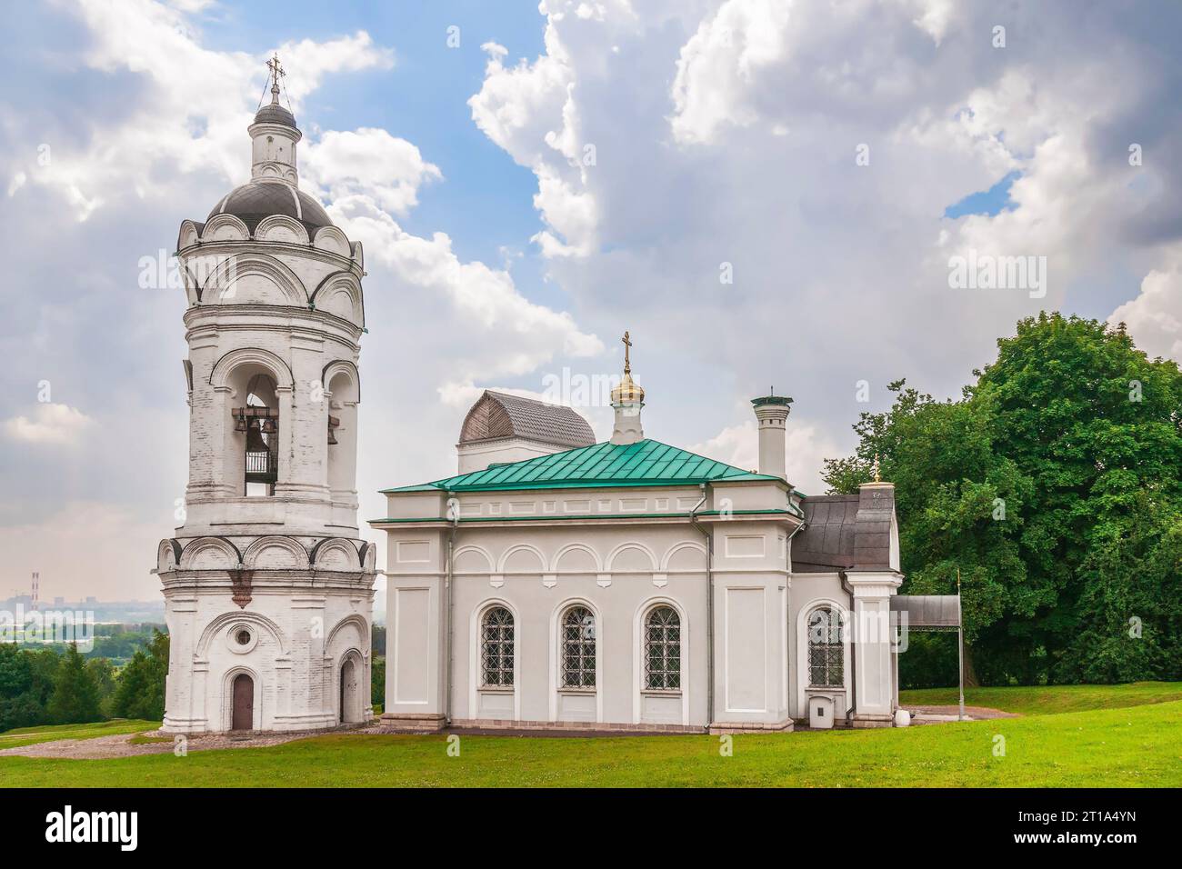 Moscow, Russia - July 5, 2008 - St. George's Church and standalone ...