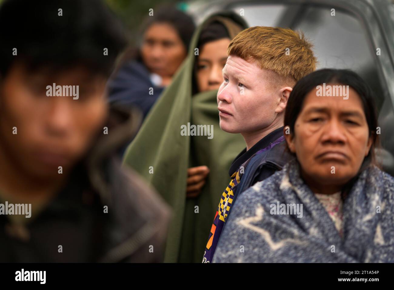 Indigenous people from the Mbya Guarani ethnic group attend the third ...