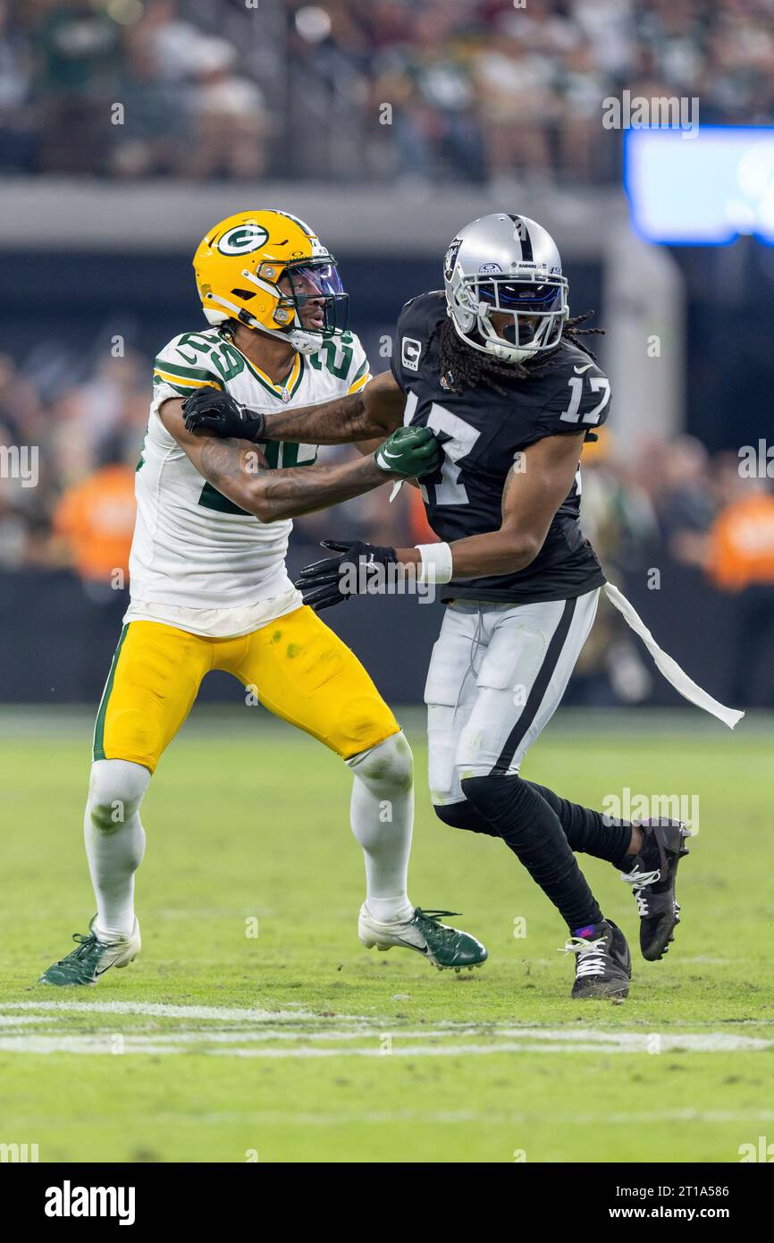 Green Bay Packers cornerback Rasul Douglas (29) covers Las Vegas ...