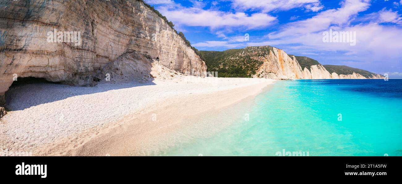 Greece best beaches of Ionian islands. Cephalonia (Kefalonia)- scenic ...