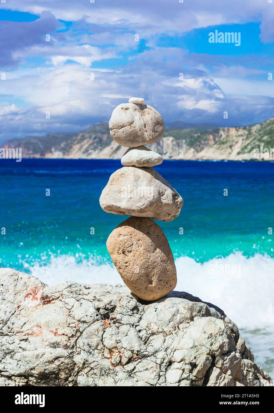 Scenic beaches of beautiful Cephalonia (Kefalonia) island - Agia Eleni ...