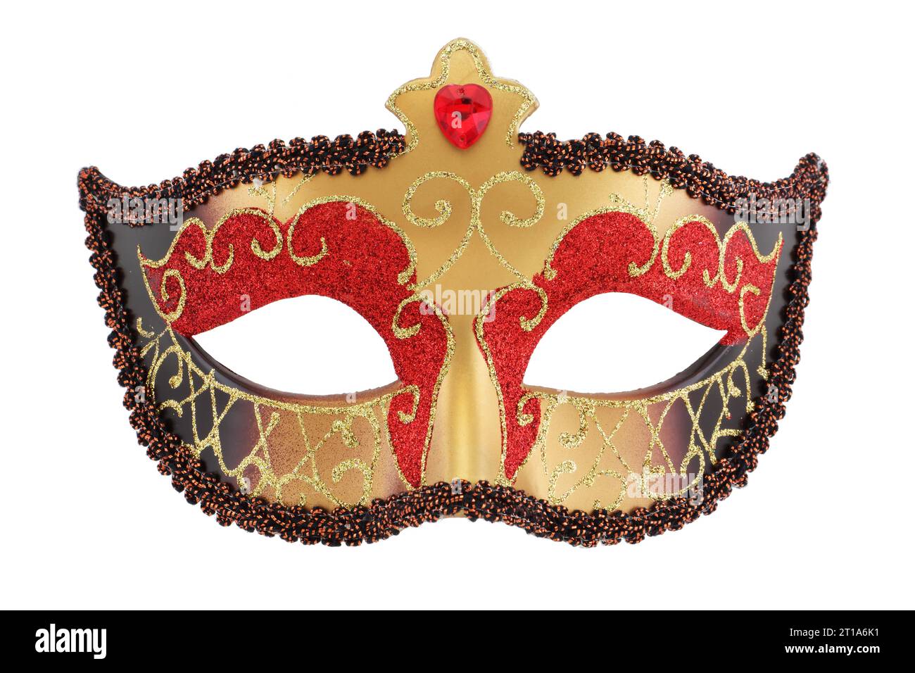 Poster golden carnival mask Cut Out Stock Images & Pictures - Alamy