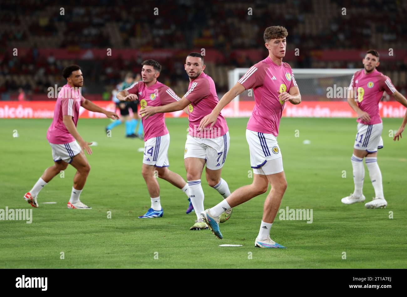 Scotland's Jack Hendry warming up before the UEFA Euro 2024 Qualifying ...