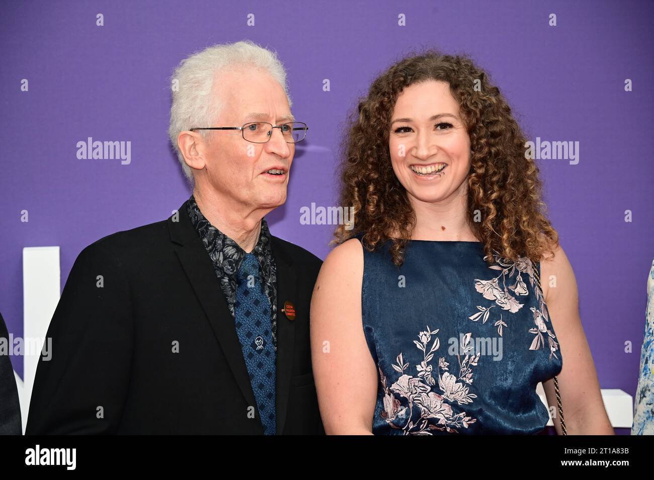 Royal Festival Hall, London, UK. 12th Oct, 2023. Nick Winton and family ...