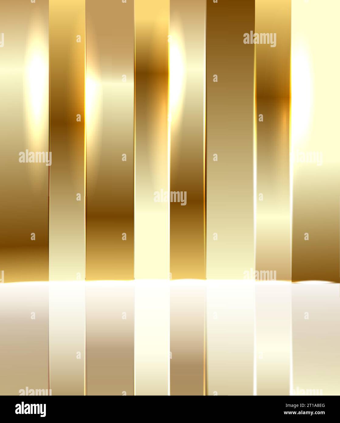 Golden scene with light effect. Vector Stock Vector Image & Art - Alamy