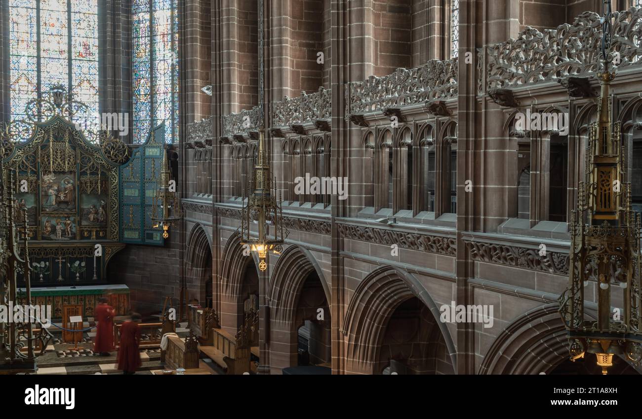 Liverpool, England - Oct 07, 2023 - Beautiful architecture design ...