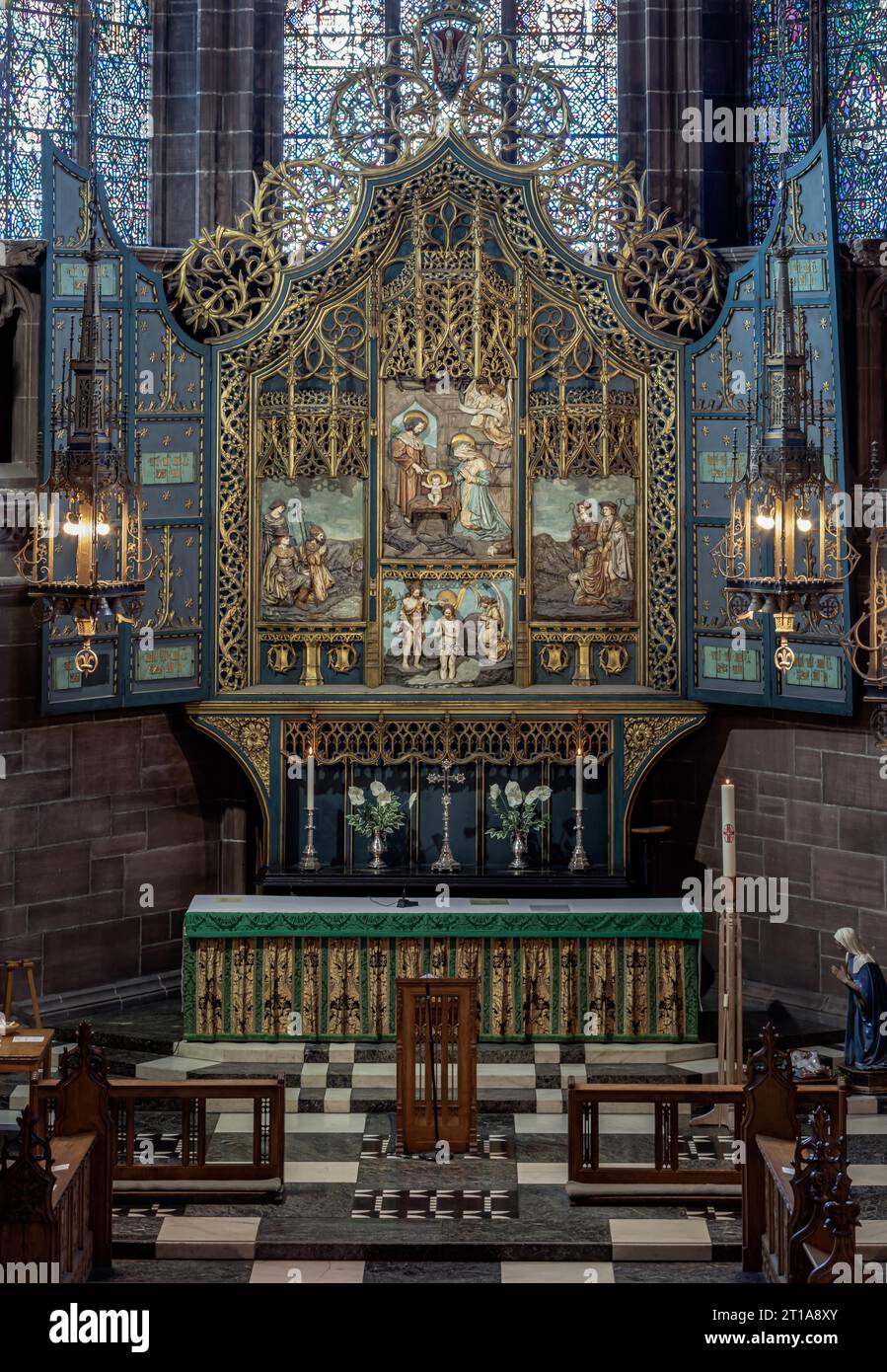 Liverpool, England - Oct 07, 2023 - Beautiful architecture design ...