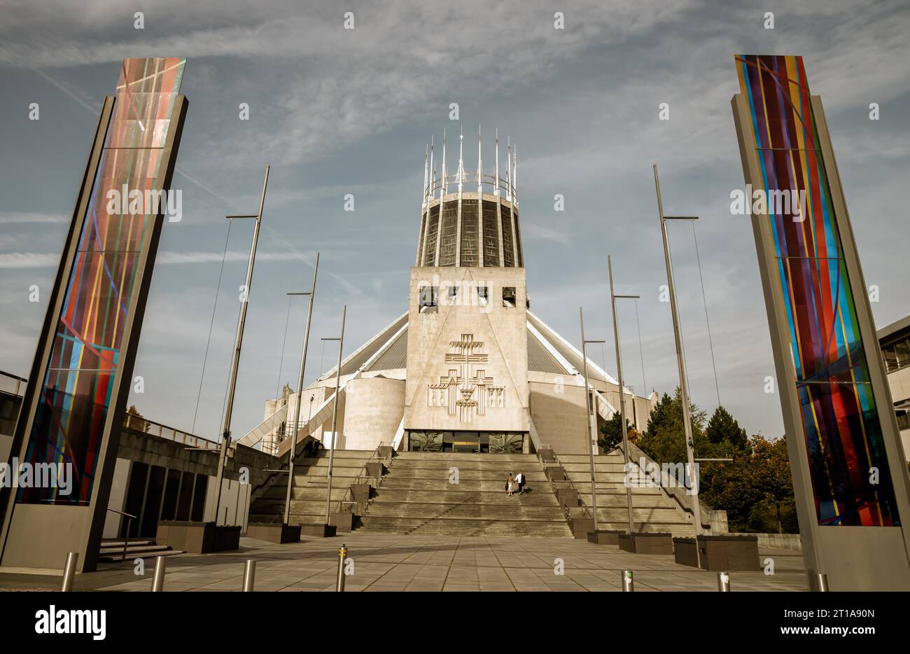 Liverpool, UK - Oct 08, 2023 - Beautiful architecture design of ...