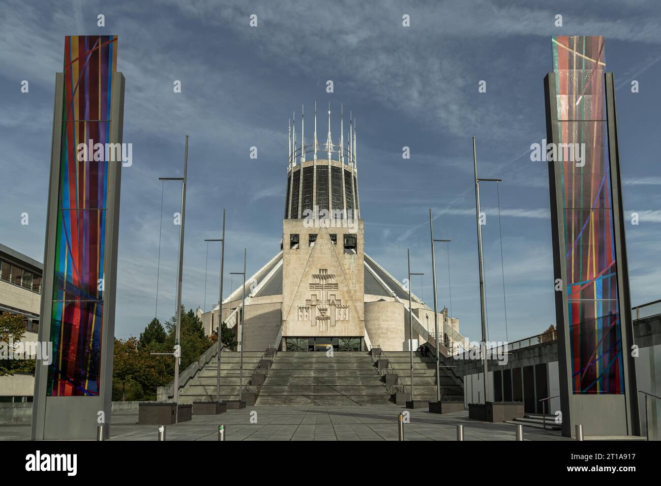 Liverpool, UK - Oct 08, 2023 - Beautiful architecture design of ...