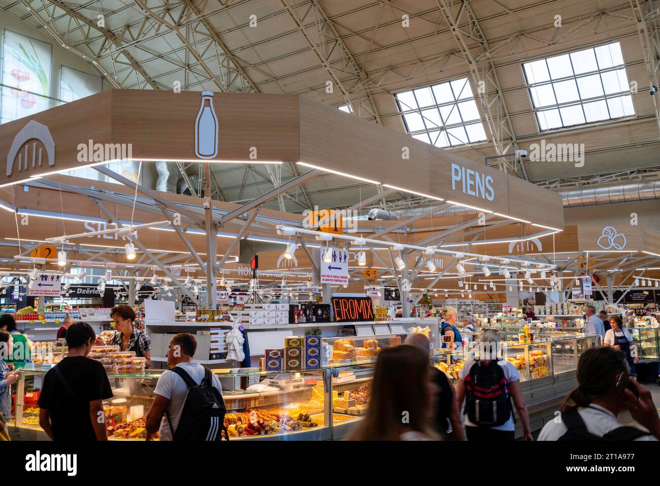 Riga market hall hi-res stock photography and images - Alamy