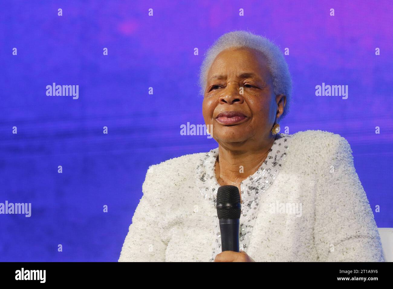 Mozambican activist Graça Machel, former first lady of South Africa and ...