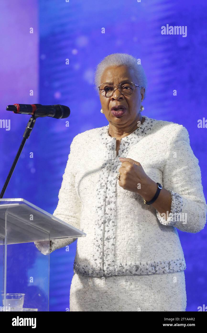 Mozambican activist Graça Machel, former first lady of South Africa and ...