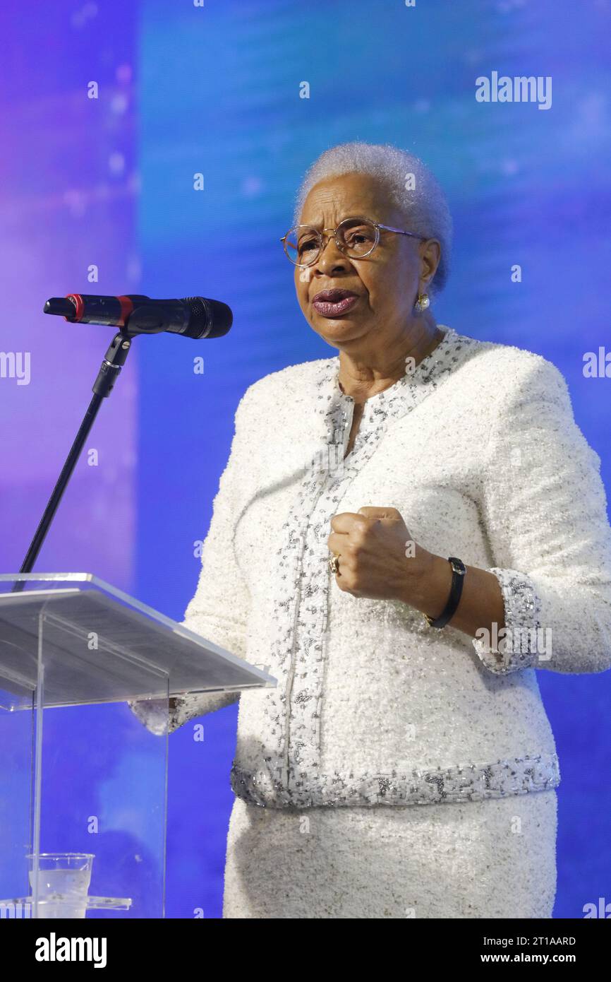 Mozambican activist Graça Machel, former first lady of South Africa and ...