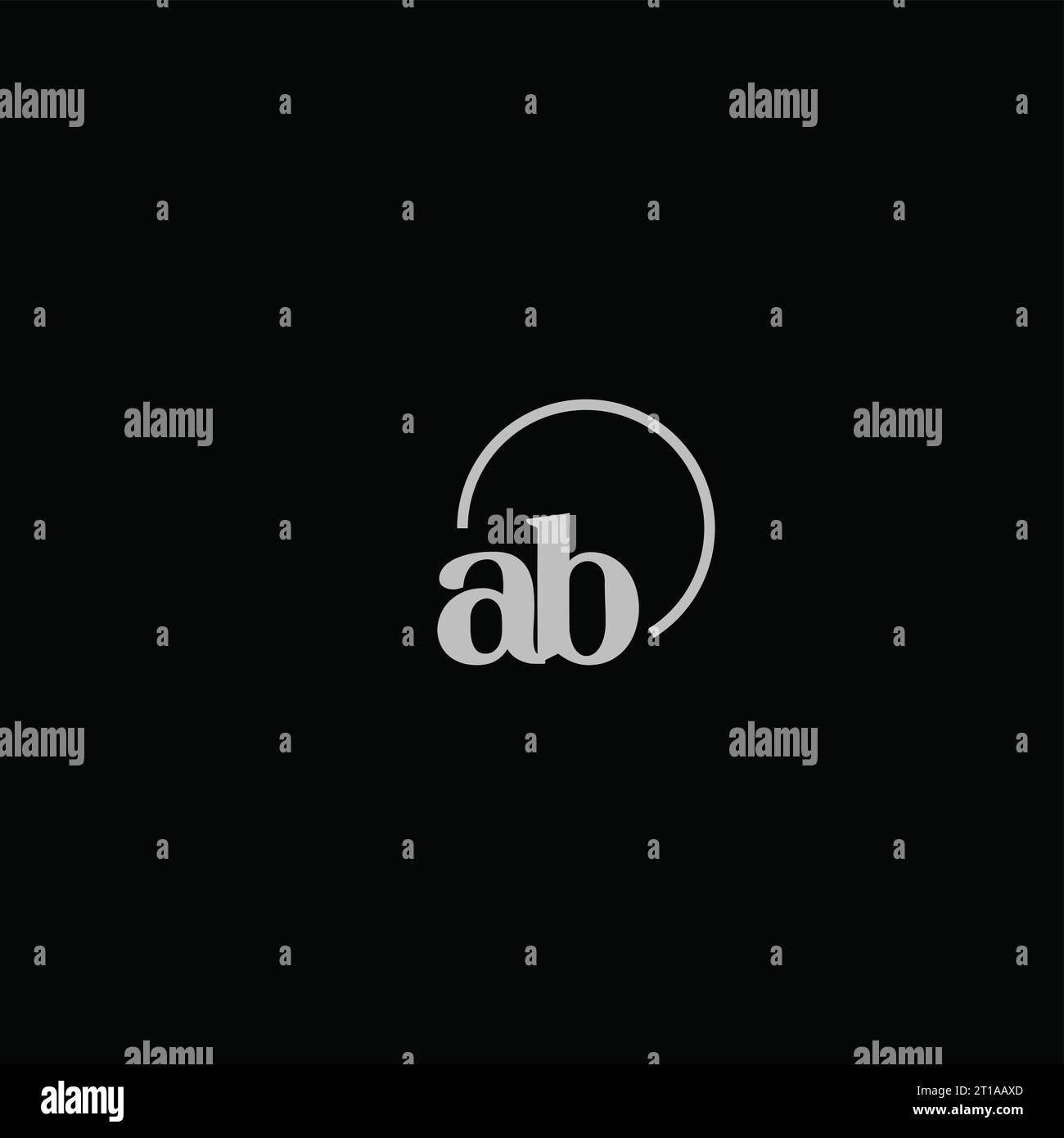 Ab initials logo hi-res stock photography and images - Alamy