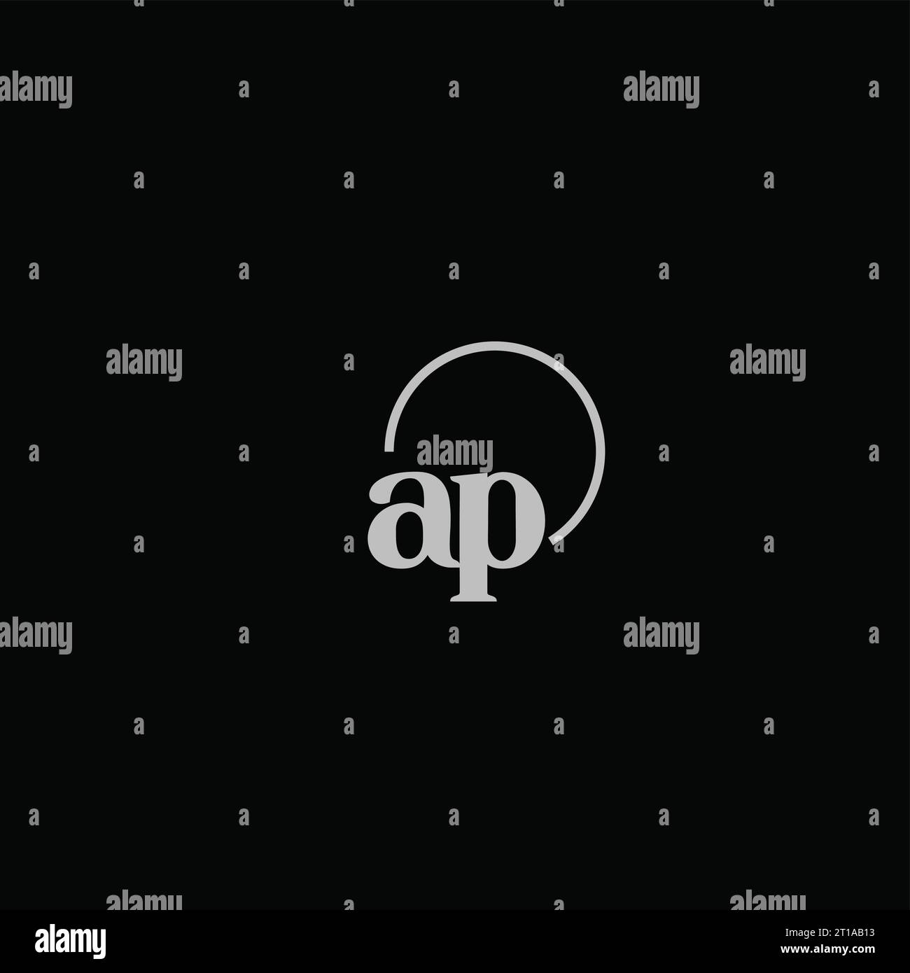 Ap initials logo hi-res stock photography and images - Alamy