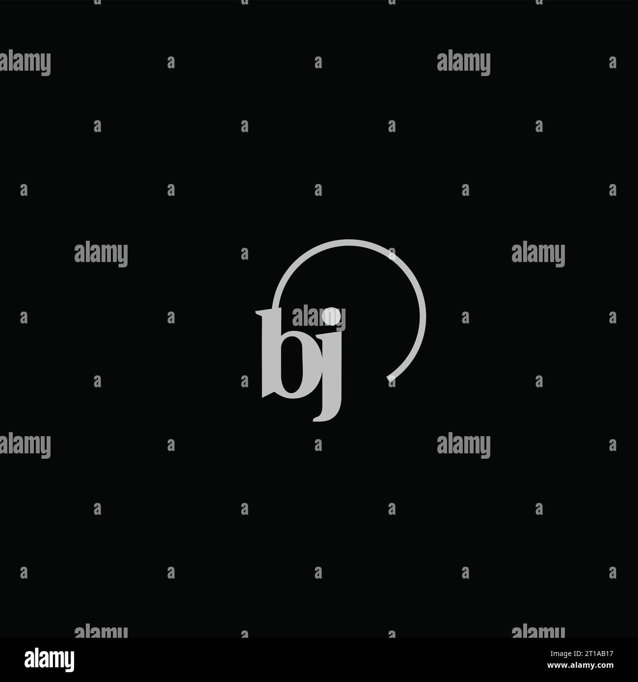 BJ initials logo monogram design ideas Stock Vector Image & Art - Alamy