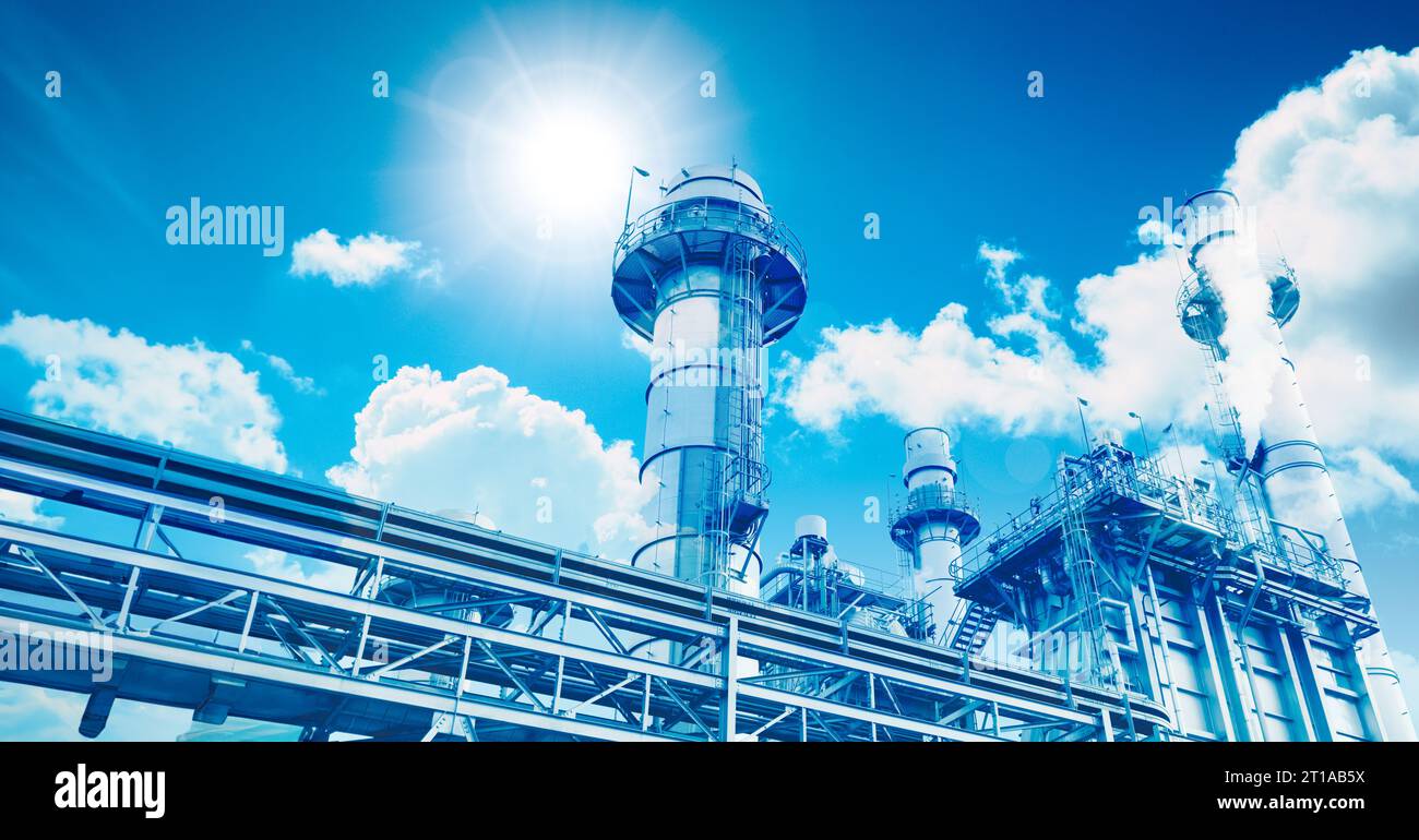 Combined Cycle Power Plant from Oil And Gas Thermal Steam System Energy ...