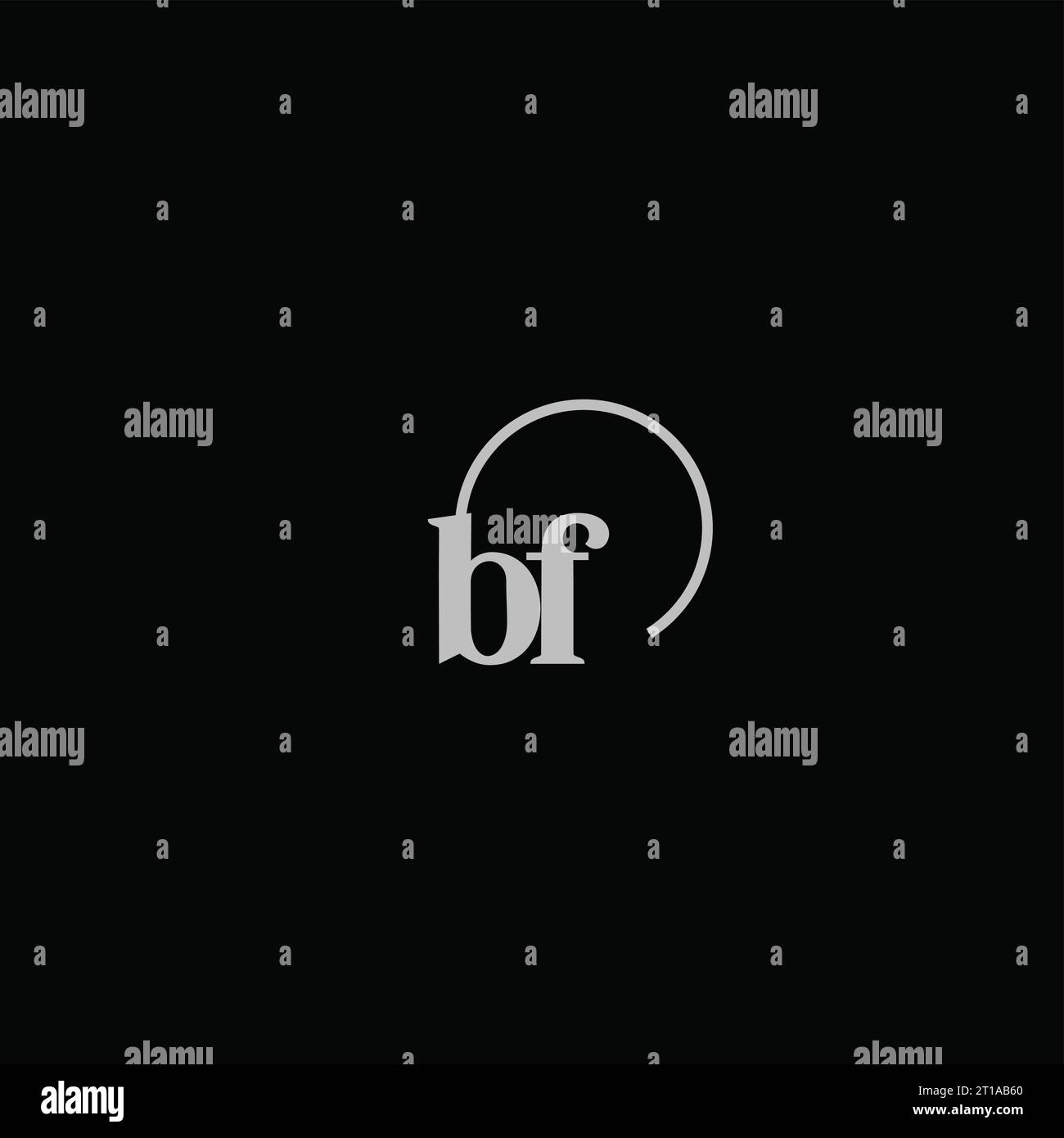 BF initials logo monogram design ideas Stock Vector Image & Art - Alamy