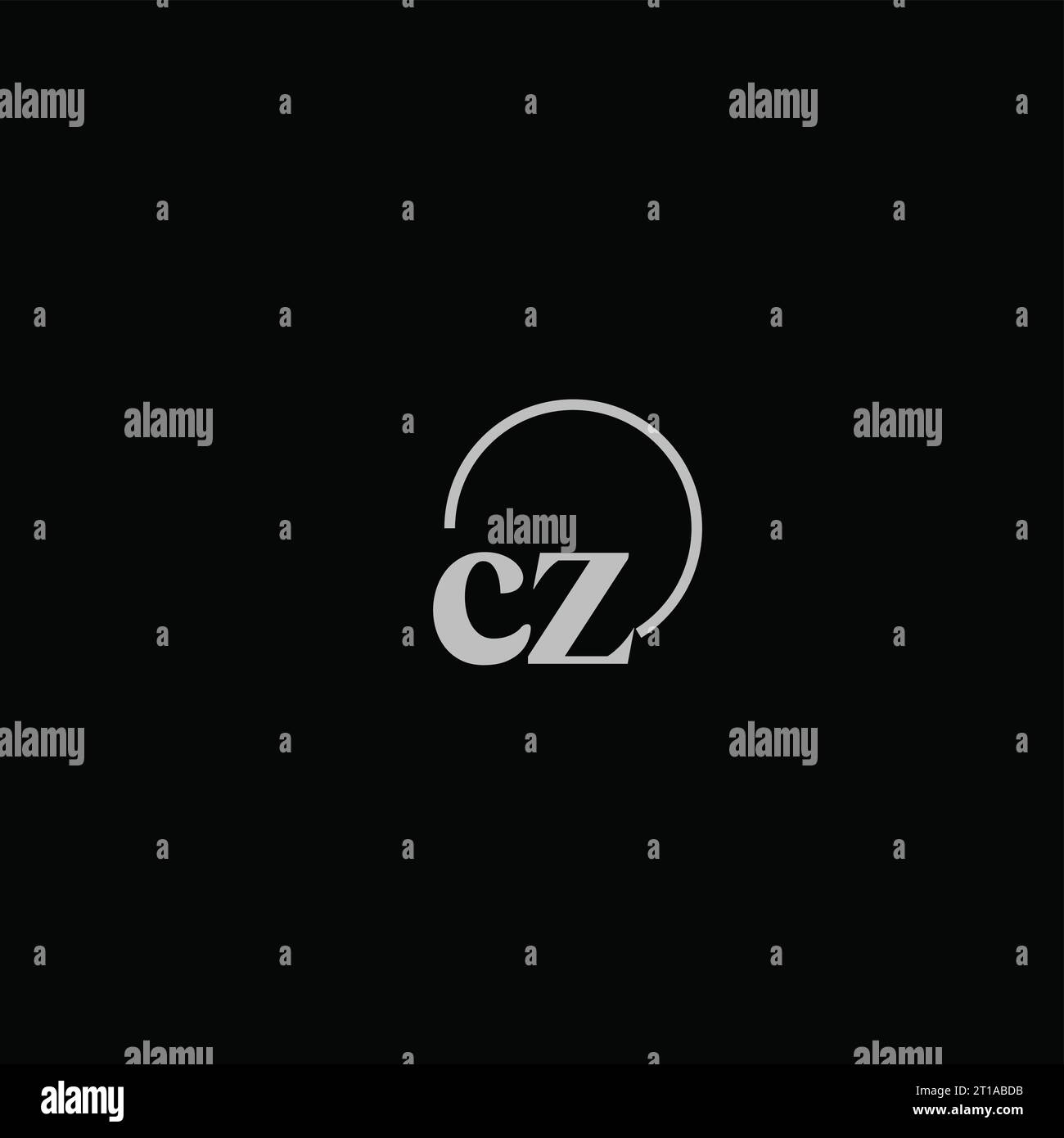 CZ initials logo monogram design ideas Stock Vector Image & Art - Alamy