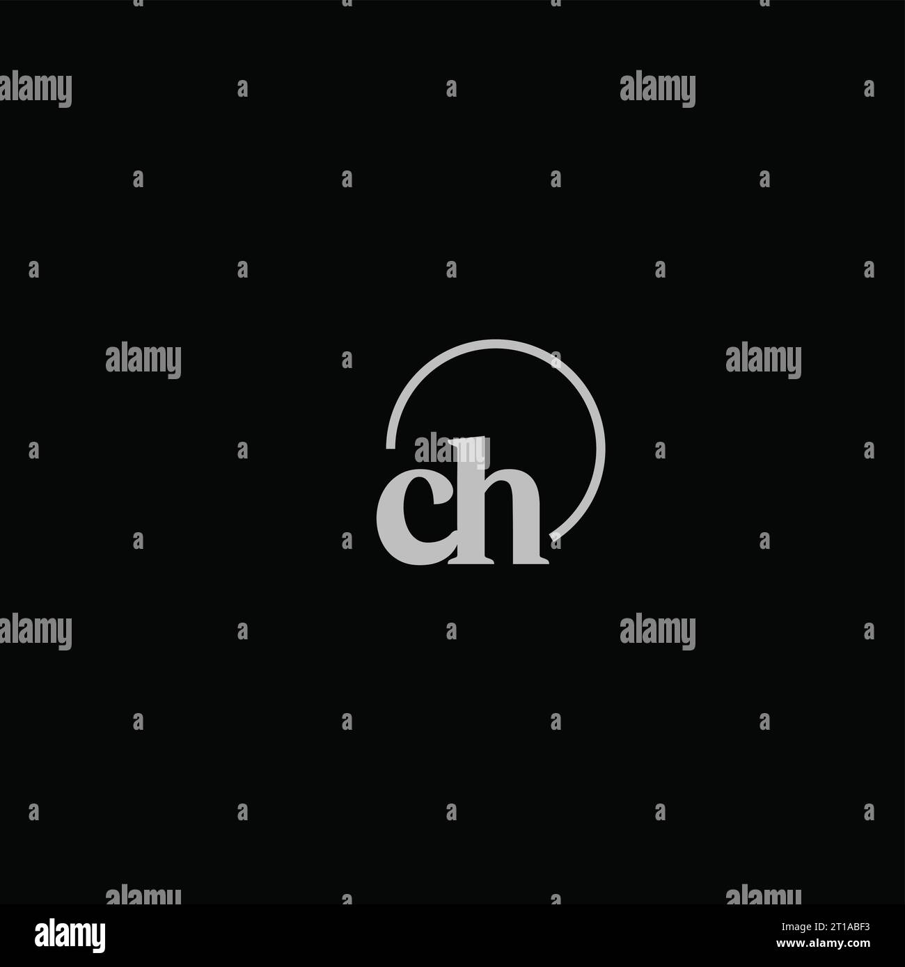 Ch initials Stock Vector Images - Alamy