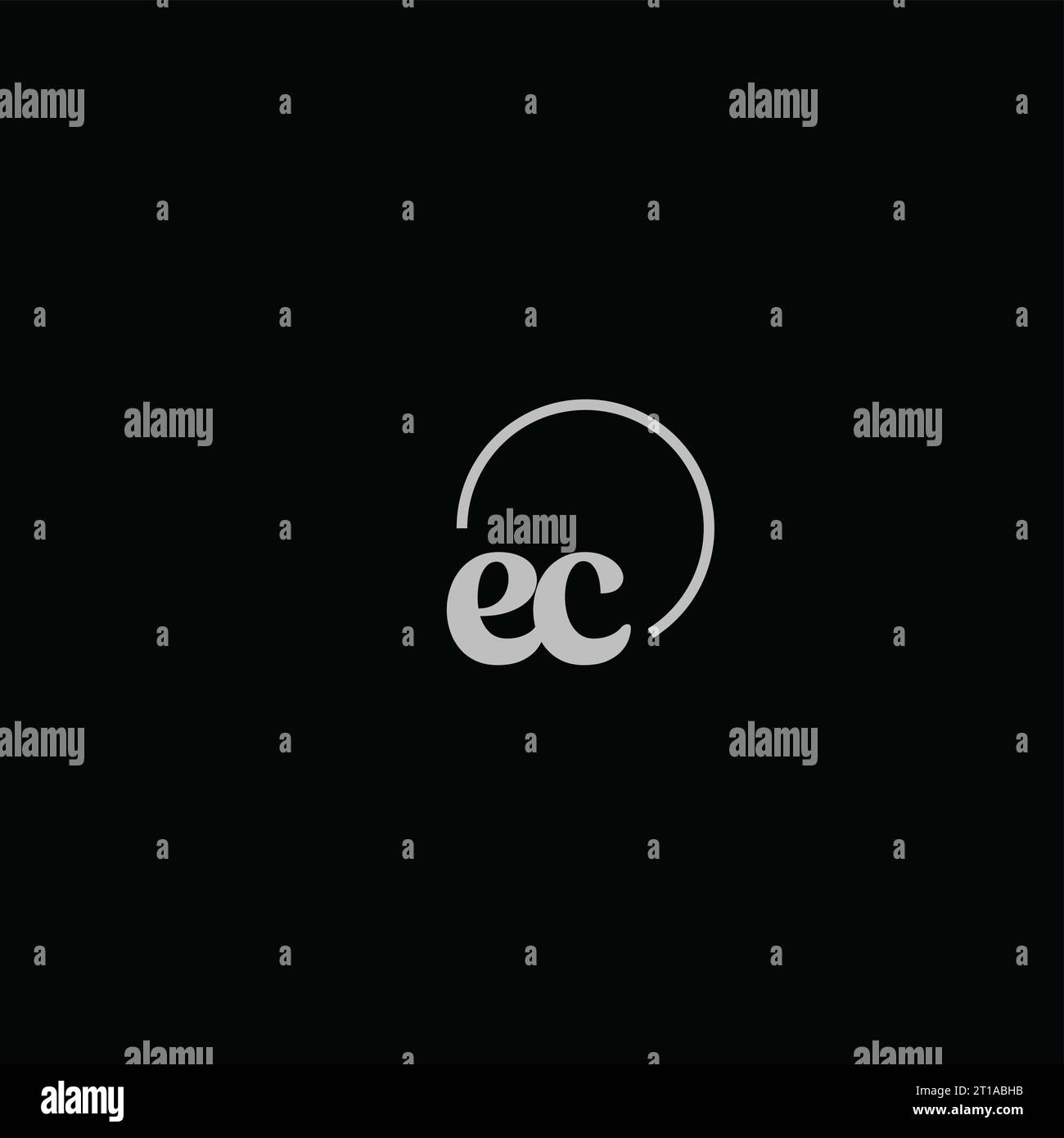 EC initials logo monogram design ideas Stock Vector Image & Art - Alamy