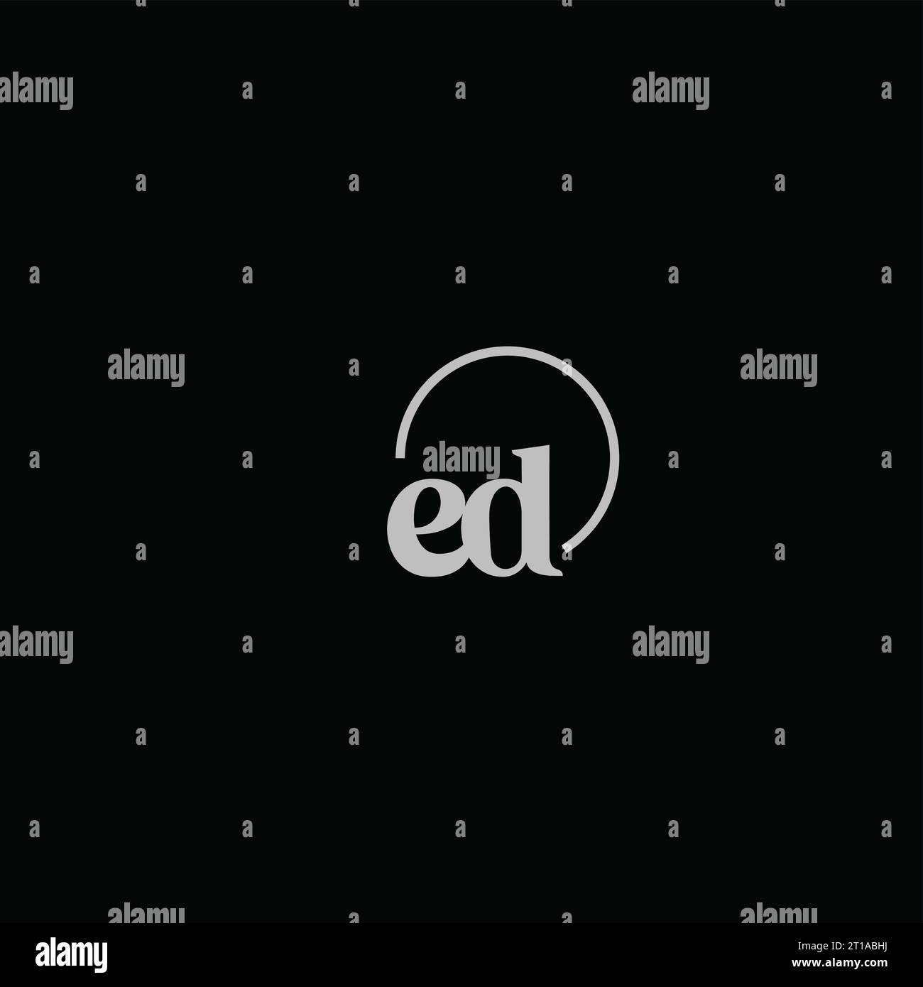 Ed initials logo hi-res stock photography and images - Alamy